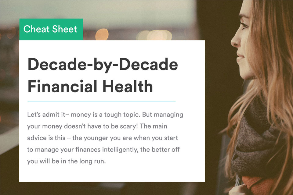 The Decade-by-Decade Financial Health Cheat Sheet [Infographic ...
